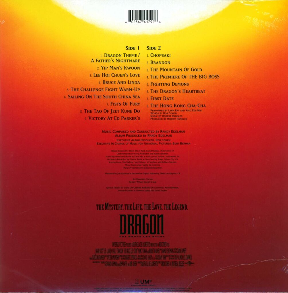 Randy Edelman-Dragon: The Bruce Lee Story (Music From The Original ...