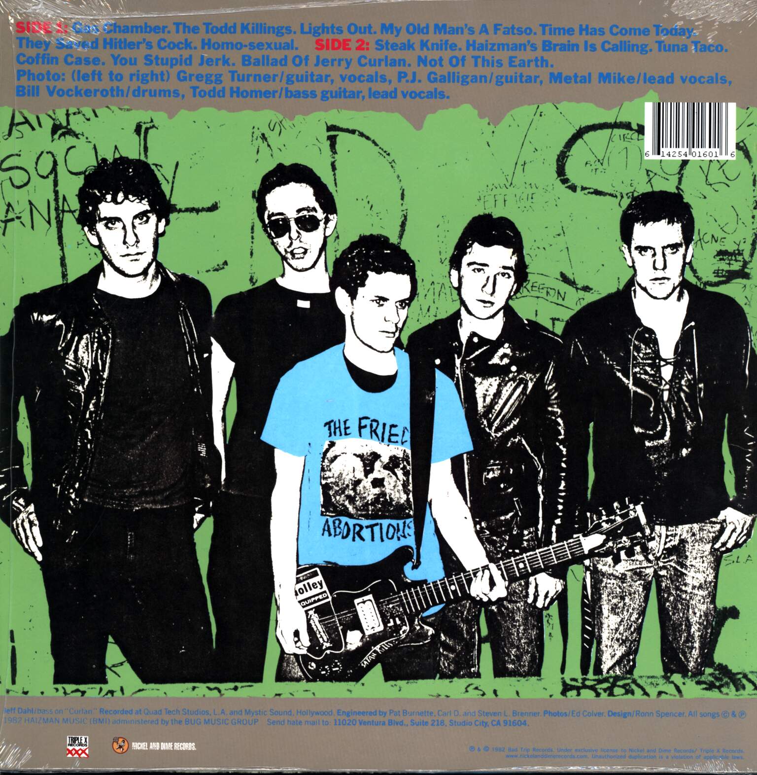 Angry Samoans-Back From Samoa-LP (Vinyl) - Rockers Records