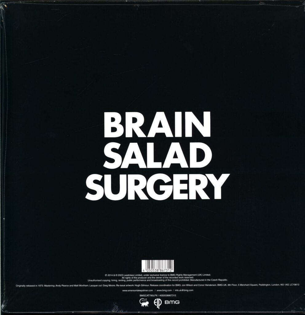Emerson, Lake & Palmer-Brain Salad Surgery-LP Vinyl - Rockers Records